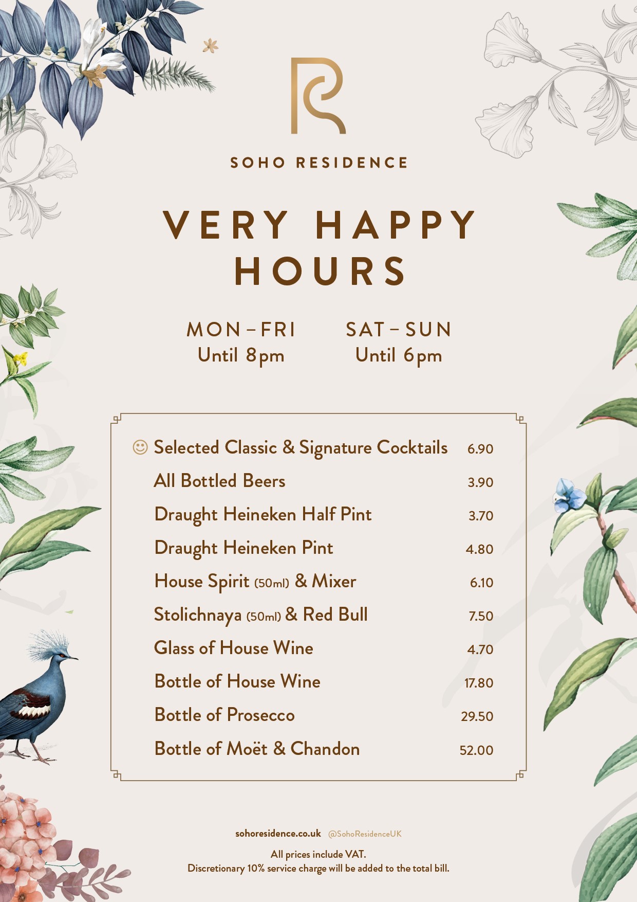Very Happy Hours - Soho Residence